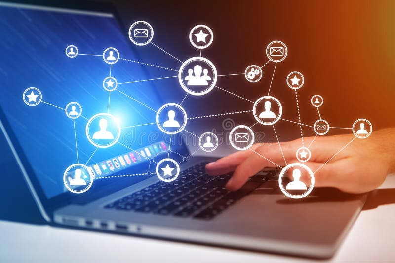 Concept of Business International Network Interface - Technology Stock ...