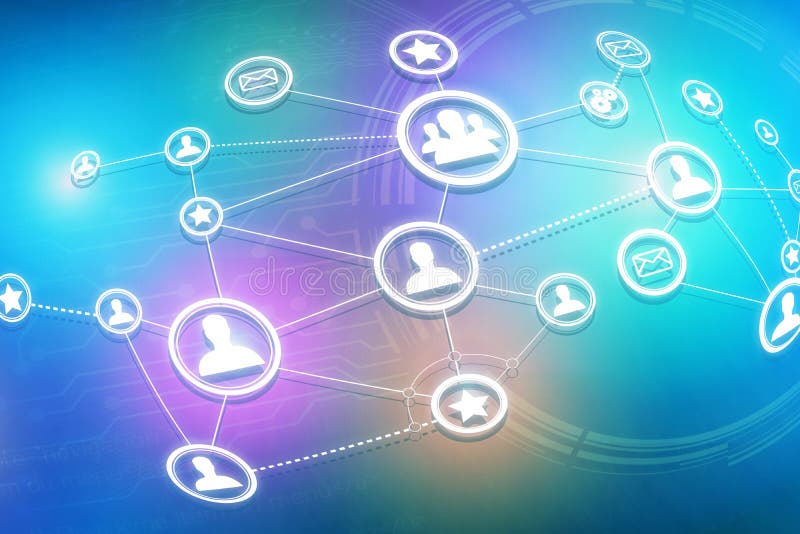 Concept of Business International Network Interface - Technology Stock ...