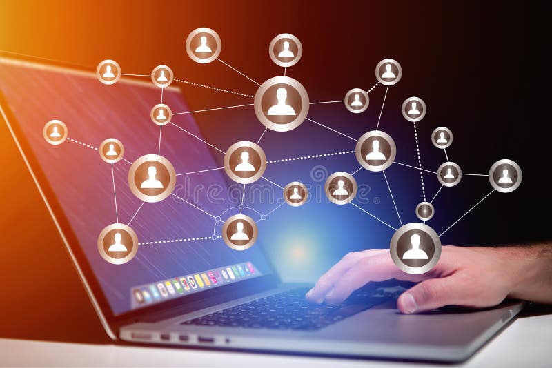 Concept of Business International Network Interface - Technology Stock ...