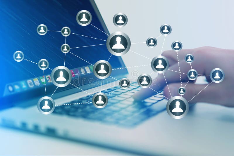 Concept of Business International Network Interface - Technology Stock ...