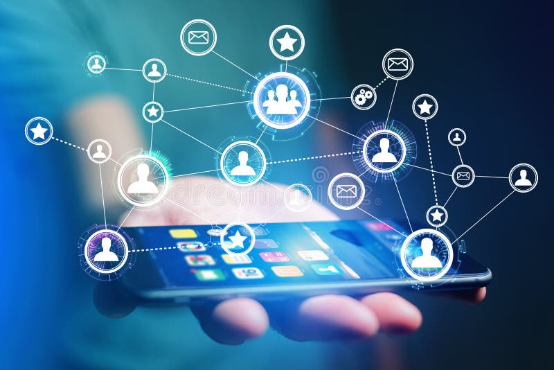 Concept of Business International Network Interface - Technology Stock ...