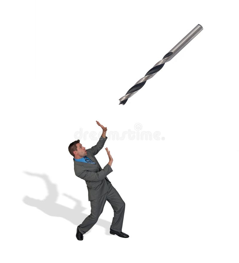 Concept Business Man Drilled Stock Photos - Free & Royalty-Free Stock ...