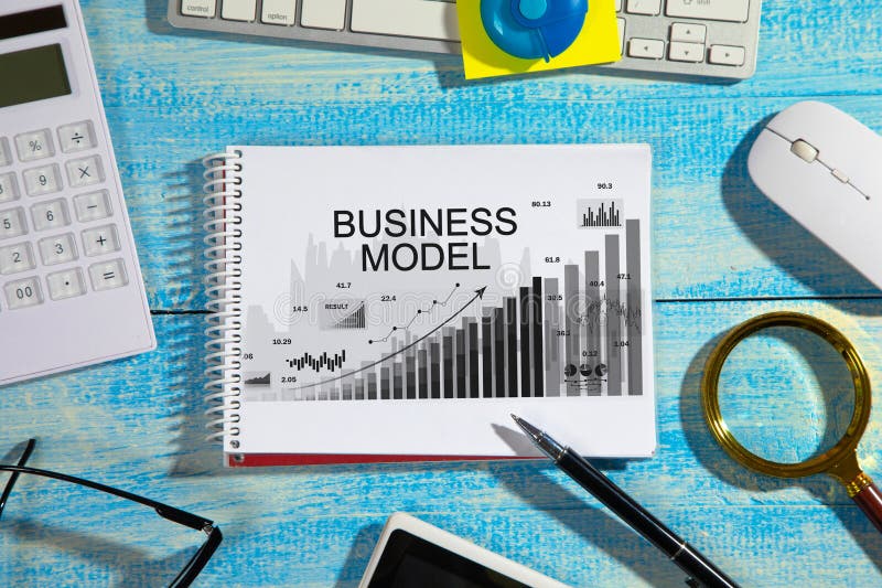 Concept of Business Model with a Graph. Business Stock Photo - Image of ...