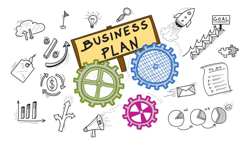 Concept of business plan stock illustration. Illustration of creativity ...