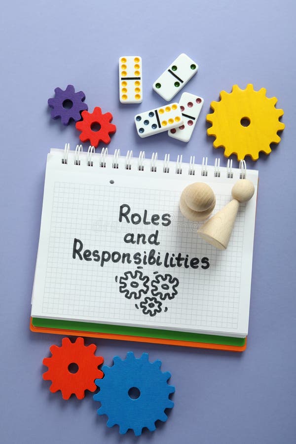 Concept of Business Roles and Responsibilities, Business Concept Stock ...