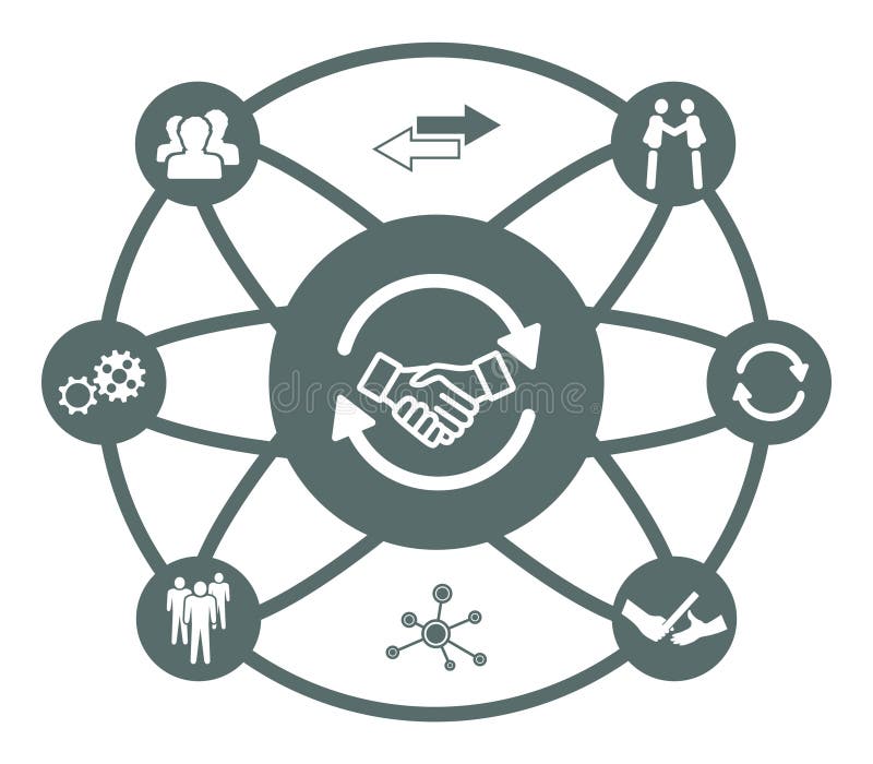 Concept of Business Transition Stock Illustration - Illustration of ...