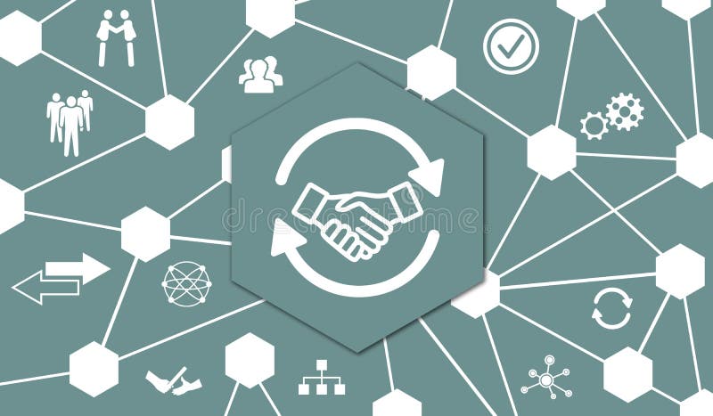 Concept of Business Transition Stock Illustration - Illustration of ...