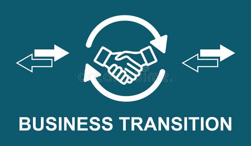 Concept of Business Transition Stock Illustration - Illustration of ...