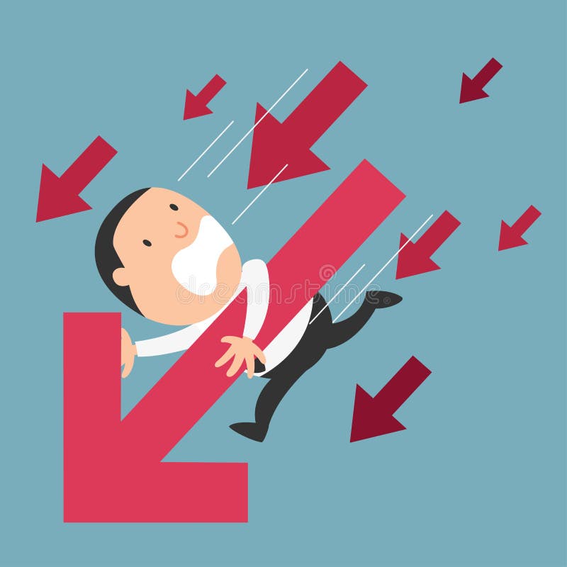 The Concept of Businessman Failure Stock Vector - Illustration of loss ...
