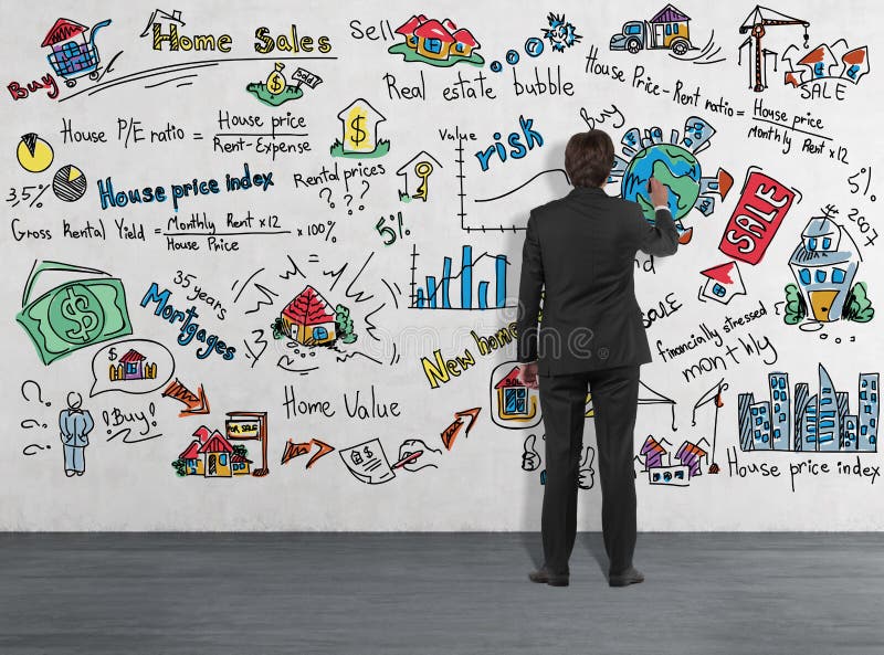 Concept of buying a home stock image. Image of aspirations - 48735345