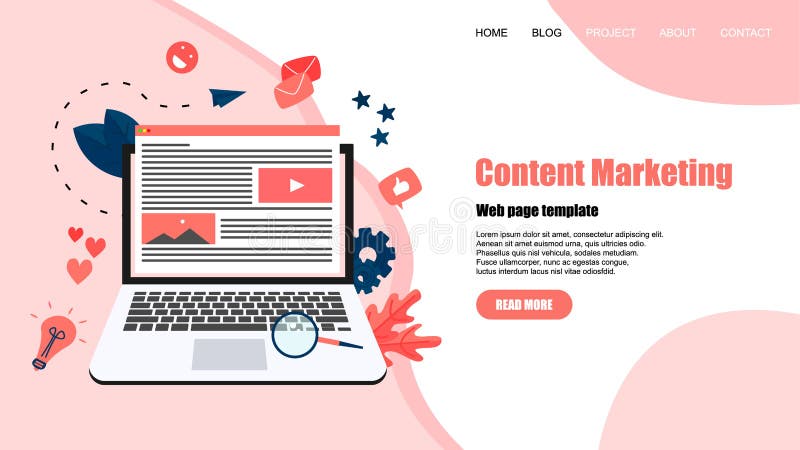 Concept, Buying Online Store. Website Landing Web Page Template Stock ...