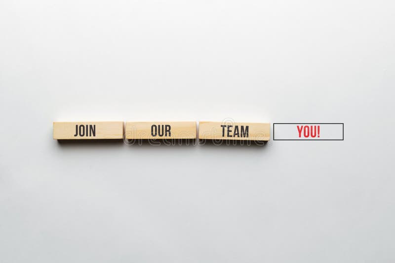The Concept of a Call To Join Our Team. Stock Photo - Image of team ...