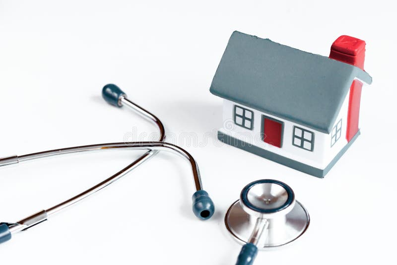 Concept Calling Doctor To Home Check Up Stock Photo - Image of care ...