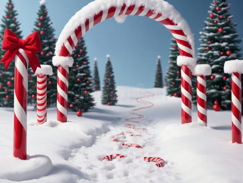 Candy Cane Arch Stock Illustrations – 99 Candy Cane Arch Stock ...