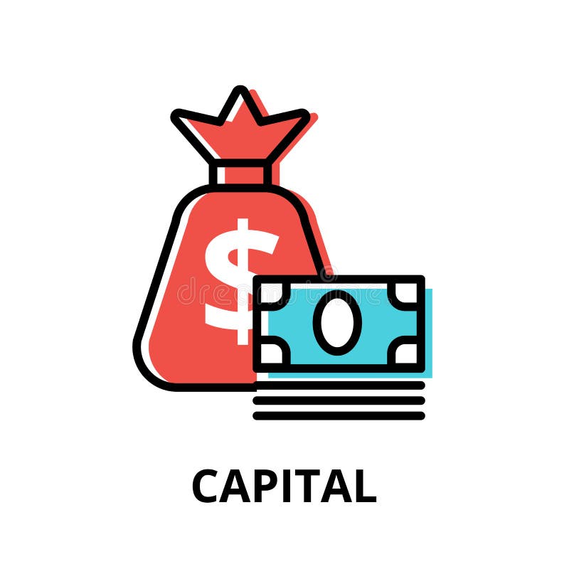 Concept of capital growth stock vector. Illustration of market - 31658005