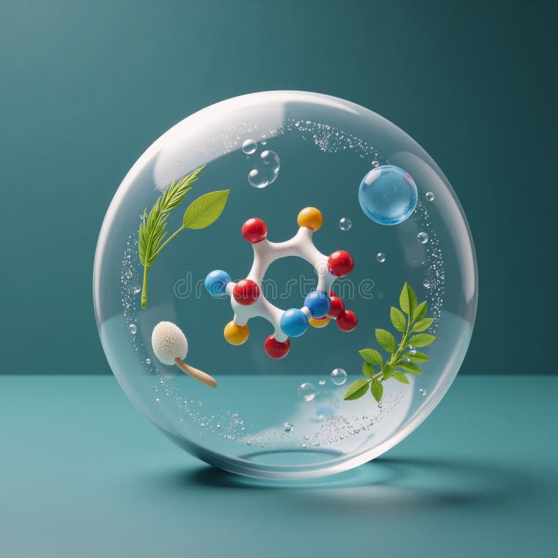 A Captivating Water Bubble Titled H2 Hydrogen Featuring a 3Drendered ...