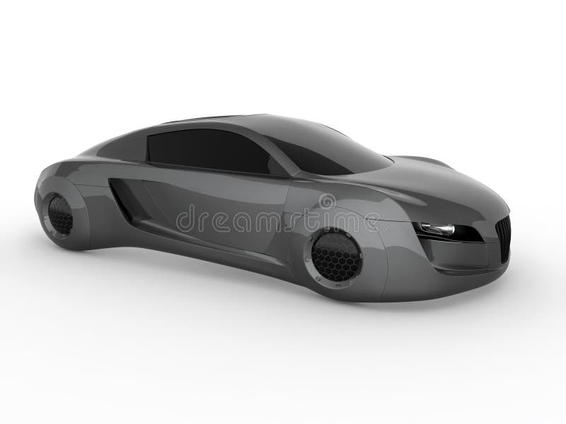 Concept car stock illustration. Illustration of personal - 6387196
