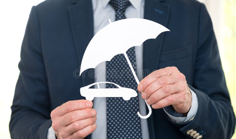 Concept of car coverage stock image. Image of symbol - 144903701