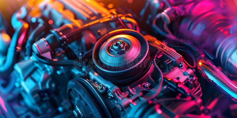 An in-Depth View of a Car Engine in Action: Exploring Internal ...
