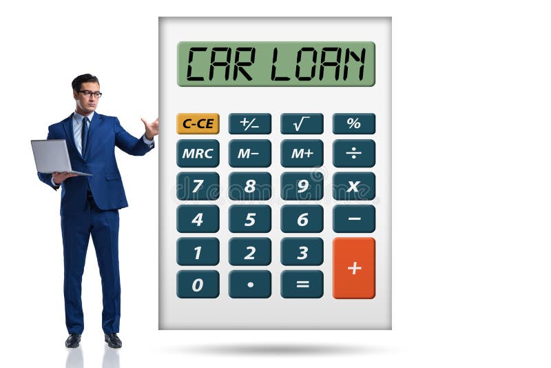 Concept of Car Loan with Calculator Stock Photo - Image of calculator ...