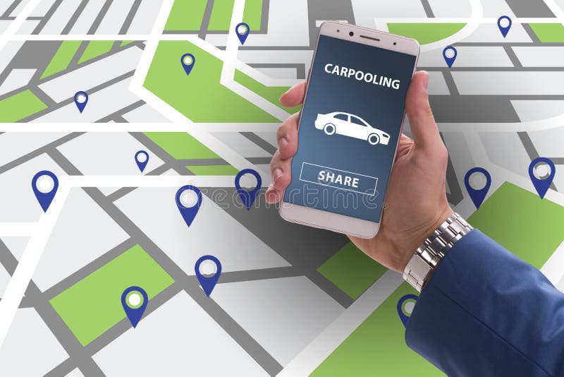 The Concept of Car Ordering Online Stock Image - Image of pooling, auto ...