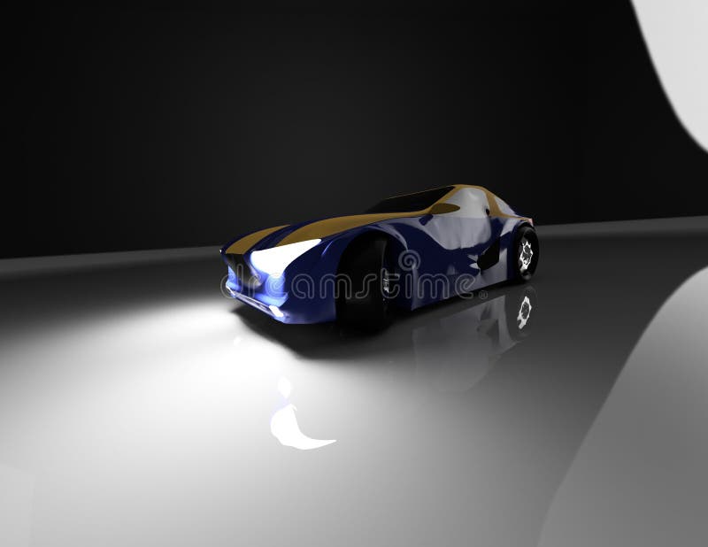 Concept car rendering stock illustration. Illustration of sports - 80561875