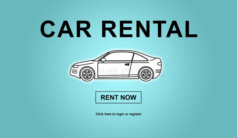 Concept of car rental stock illustration. Illustration of online - 80544425