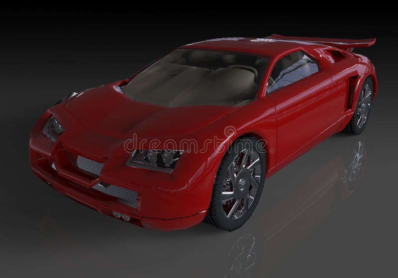 Concept Car stock illustration. Illustration of generic - 53008618