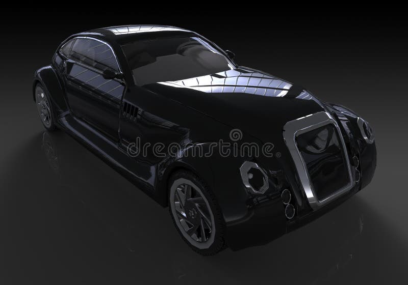 Concept Car stock illustration. Illustration of luxury - 53009008