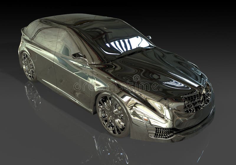 Concept Car stock illustration. Illustration of anodized - 53009038