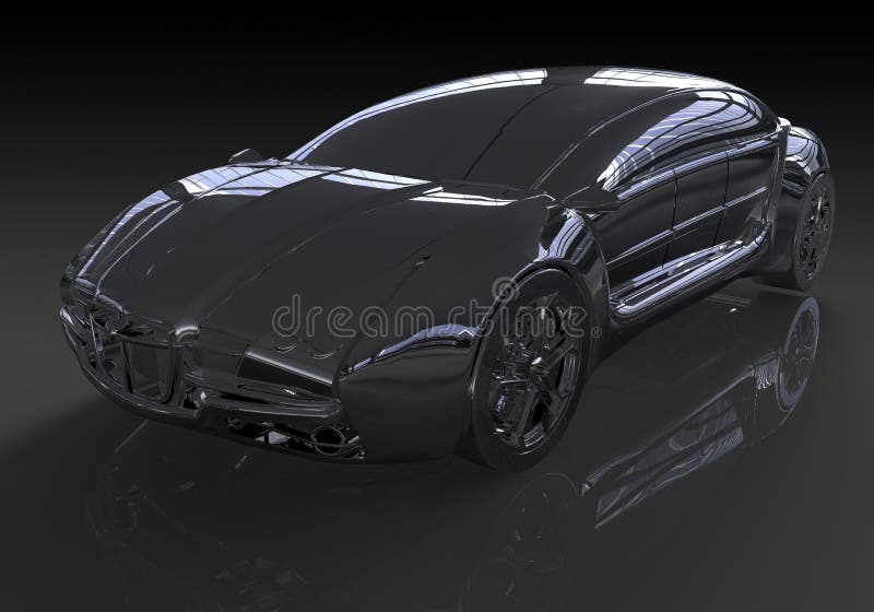 Concept Car stock illustration. Illustration of project - 53027845