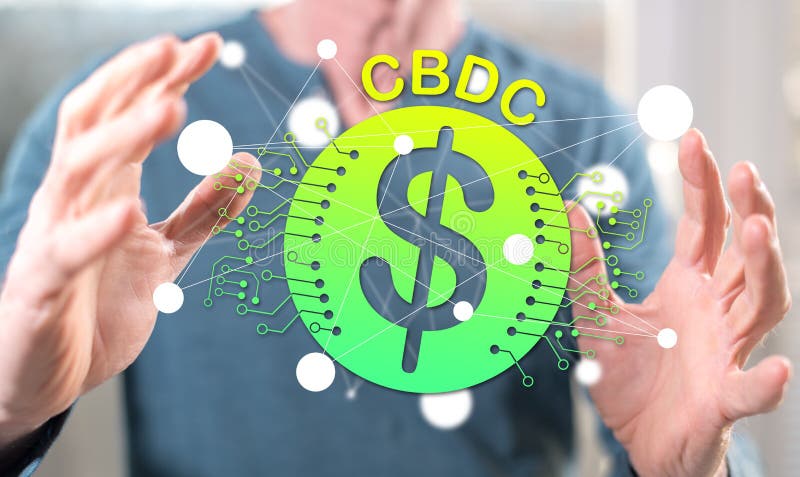Concept of cbdc stock image. Image of network, digital - 219668927