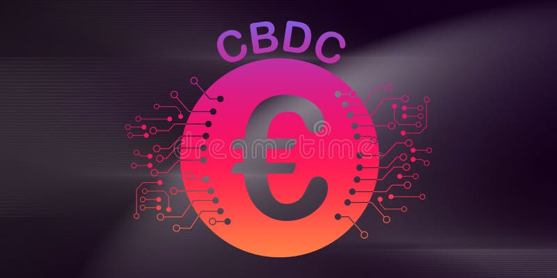 Concept of cbdc stock illustration. Illustration of symbol - 250135794