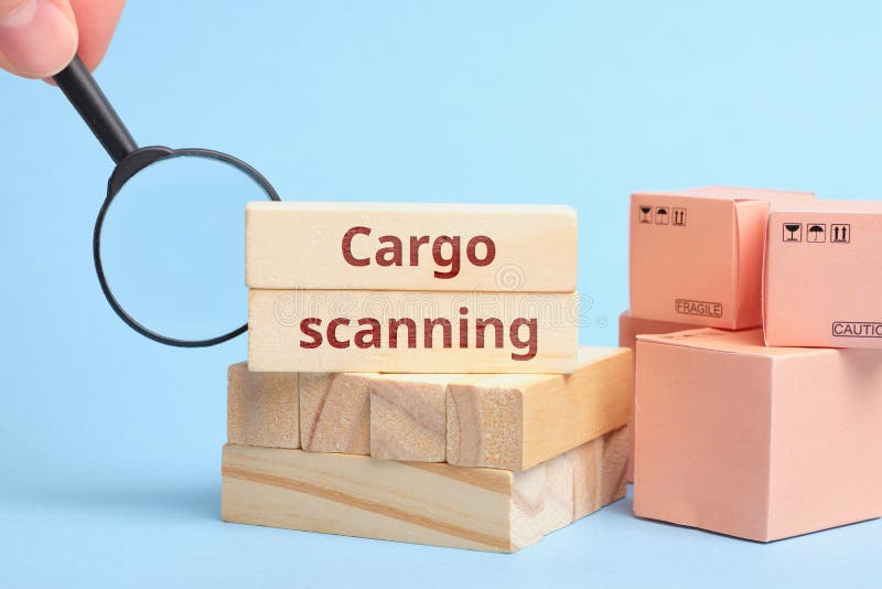 Concept of Checking and Scanning Cargo during Transportation Stock ...