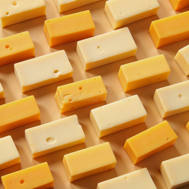 Cheese Mosaic with Assorted Cheeses on a Dark Backdrop Stock ...