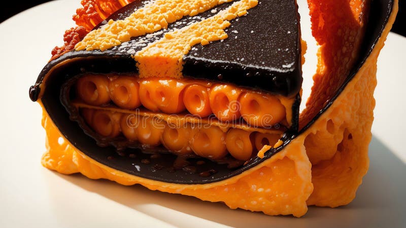 Cheesy Crunch Extravaganza.AI Generated Stock Illustration ...