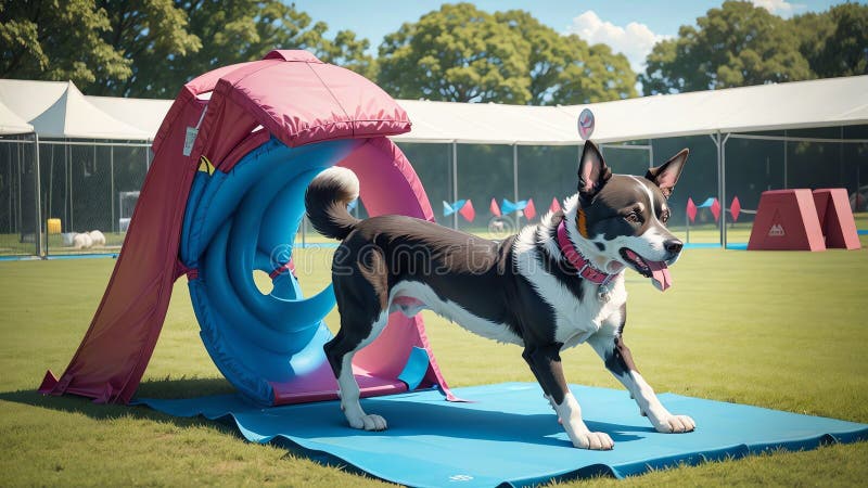 Chill Out Dog Cooling Mat for National Dog Day.AI Generated Stock ...