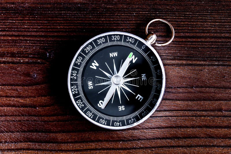 Web Business: Compass in the Foreground Stock Image - Image of network ...