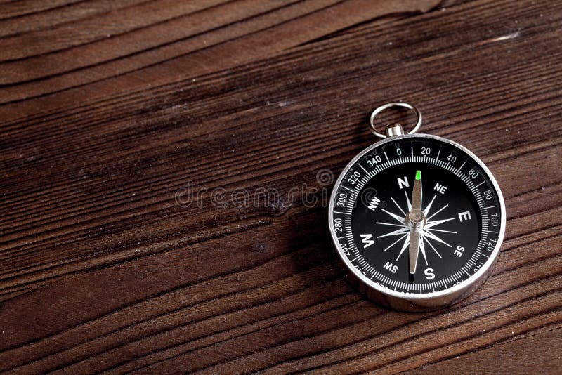 Concept of Choice Way in Business Compass Top View Stock Image - Image ...