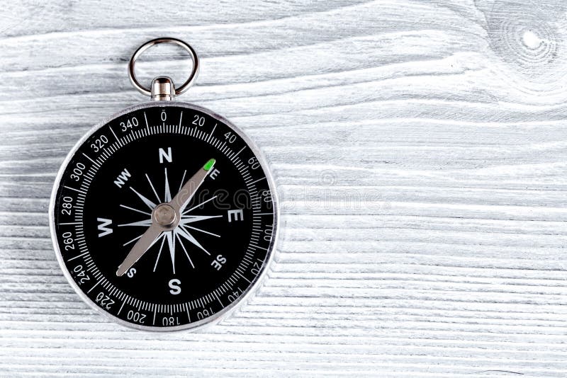 Concept of Choice Way in Business Compass Top View Stock Photo - Image ...