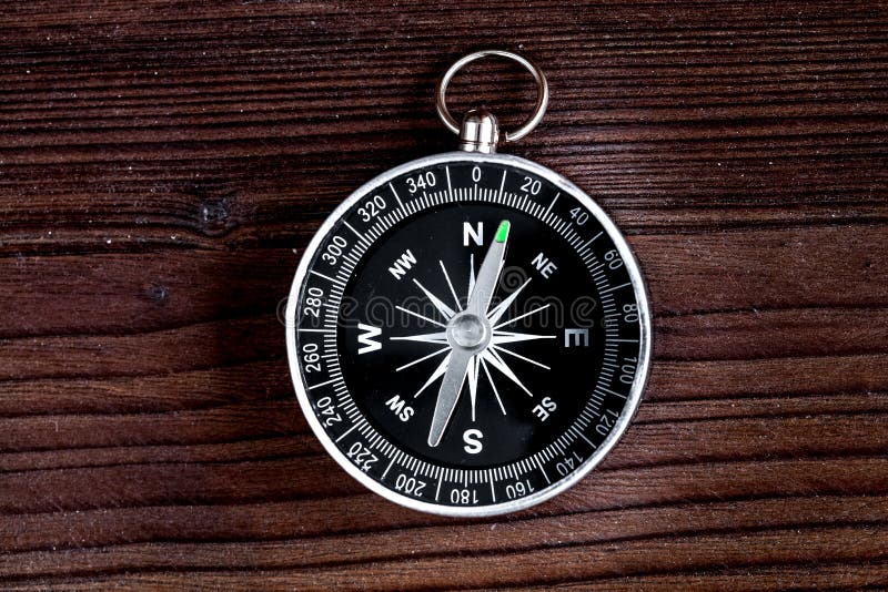 Concept of Choice Way in Business Compass Top View Stock Image - Image ...