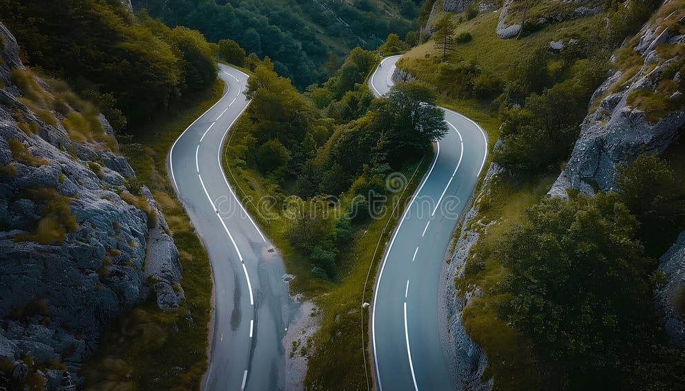 Concept of a Choice of a Way on a Road Fork Stock Image - Image of back ...