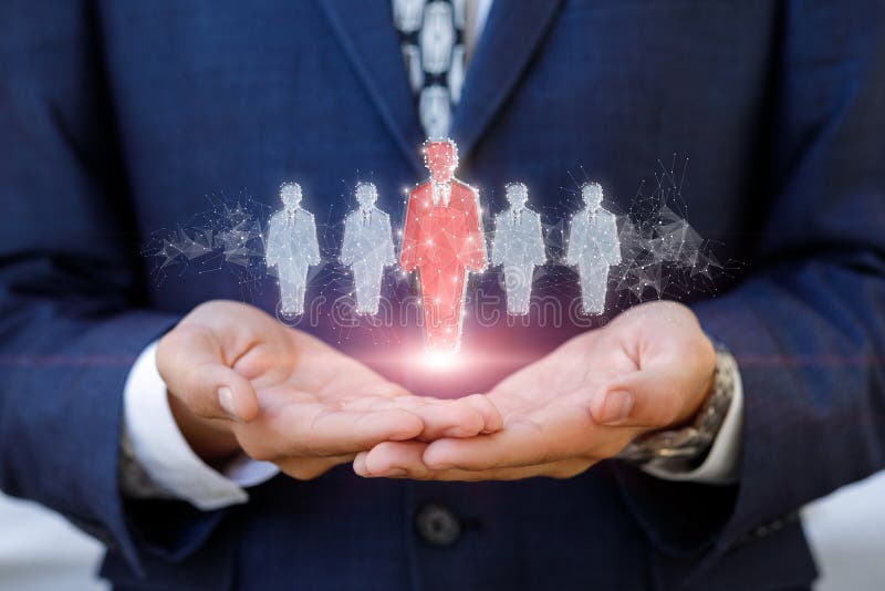 Concept of Choosing an Executor from a Team of Workers Stock Image ...