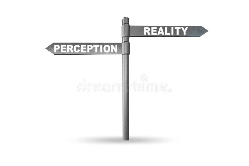 Perception Vs Reality Stock Illustrations – 75 Perception Vs Reality ...