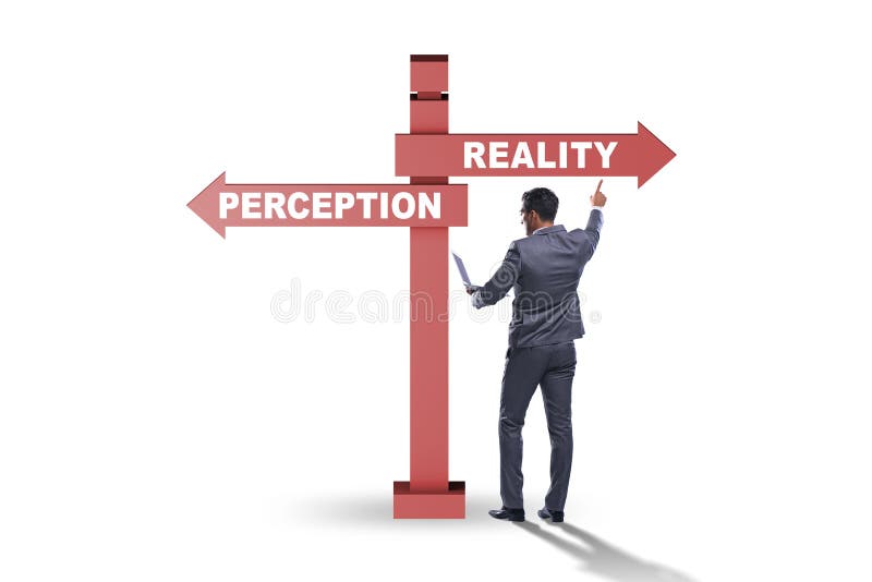 Concept of Choosing Perception or Reality Stock Image - Image of ... Concept of Choosing Perception or Reality Stock Image - Image of ...