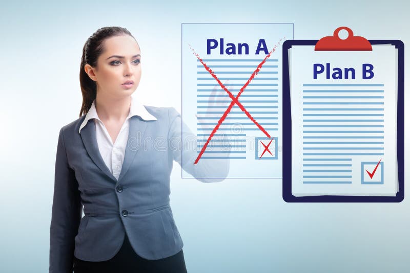Concept of Choosing between Plan a or Plan B Stock Image - Image of ... Concept of Choosing between Plan a or Plan B Stock Image - Image of ...
