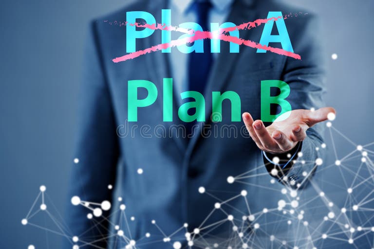Concept of Choosing between Plan a or Plan B Stock Photo - Image of recovery, option: 242571548