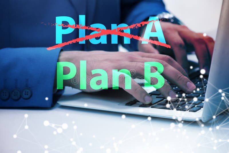 Concept of Choosing between Plan a or Plan B Stock Photo - Image of ... Concept of Choosing between Plan a or Plan B Stock Photo - Image of ...