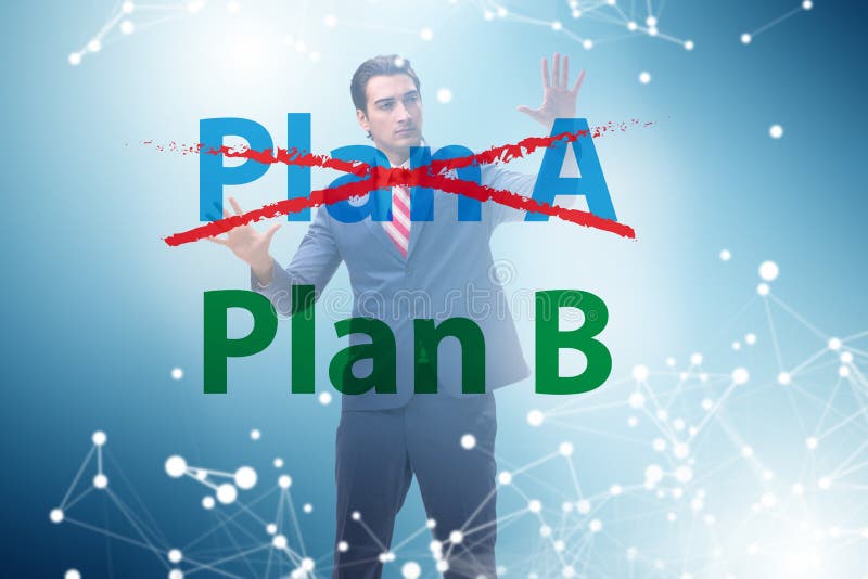Concept of Choosing between Plan a or Plan B Stock Photo - Image of ... Concept of Choosing between Plan a or Plan B Stock Photo - Image of ...