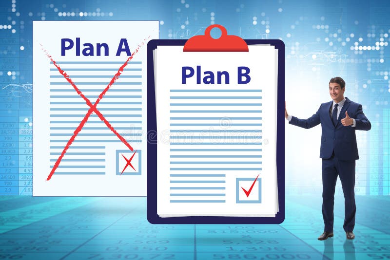 Concept of Choosing between Plan a or Plan B Stock Image - Image of ... Concept of Choosing between Plan a or Plan B Stock Image - Image of ...